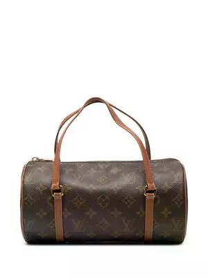 LOUIS VUITTON 1993 Monogram Papillon 26 Handbag - Brown
