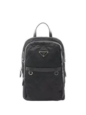 Prada 2013-2025 Tessuto Impunto Backpack - Black