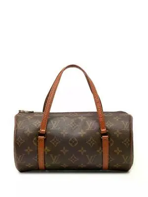 LOUIS VUITTON 1992 Monogram Papillon 26 Handbag - Brown
