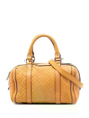 Gucci 2016-2026 Small Microguccissima Joy Boston Bag Satchel - Yellow