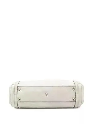 Gucci 2016-2026 Pebbled Calfskin Bella Satchel - White