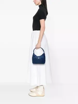 Prada 2000-2013 Mini Tessuto Sport Shoulder Bag - Blue
