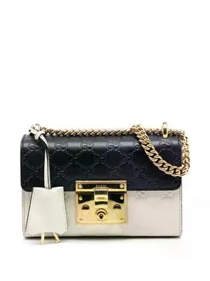 Gucci 2016-2026 Small Guccissima Padlock Shoulder Bag