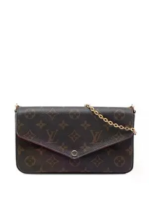 LOUIS VUITTON Monogram Pochette Felicie - Brown