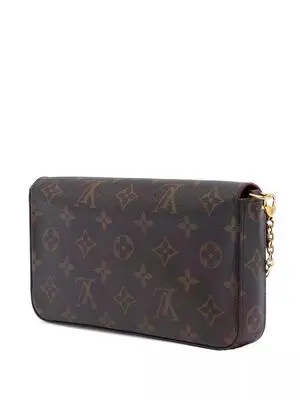 LOUIS VUITTON Monogram Pochette Felicie - Brown