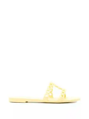 AQUAZZURA Infinity Chain-detail Sandals - Yellow