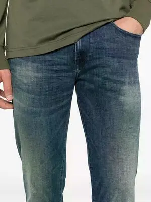 DIESEL® D-strukt Logo Jeans - Blue