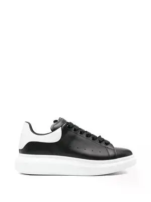 Alexander McQueen Leather Sneakers - Black