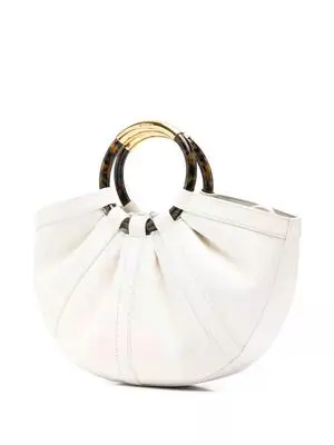 COCCINELLE Leather Tote Bag - White