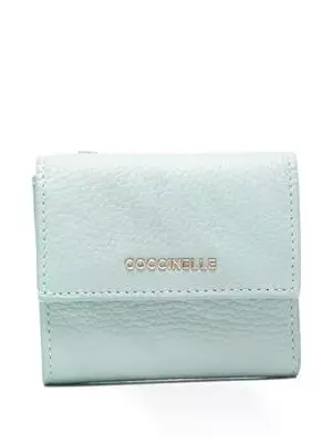 COCCINELLE Small Metallic Wallet - Blue