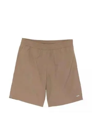 A.p.c. Elasticated-waist Logo Shorts