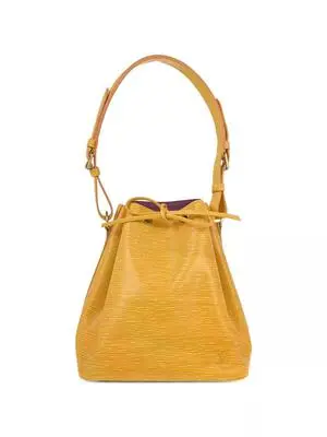 LOUIS VUITTON 1996 Petit Noé Bucket Bag - Yellow