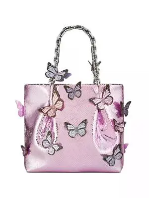 AQUAZZURA Mini Papillon Tote Bag - Pink