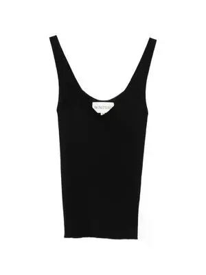 Eric Bompard Ribbed V-neck Vest