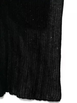 GENTRYPORTOFINO Sequin Scarf - Black