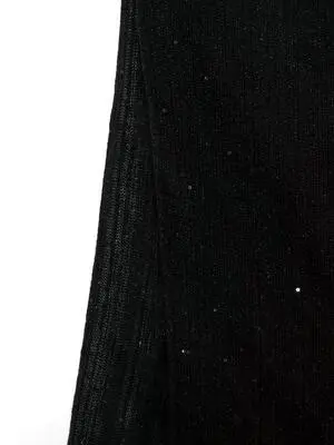 GENTRYPORTOFINO Sequin Scarf - Black