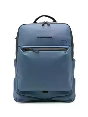 PIQUADRO Corner 2.0 Zip Backpack - Blue