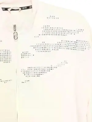 Liu Jo Embellished Zip-up Sweatshirt