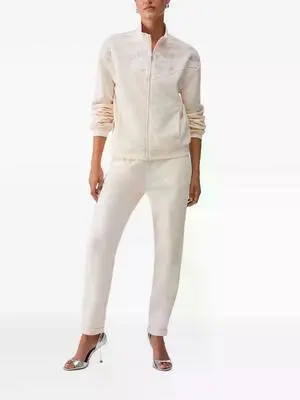 Liu Jo Embellished Zip-up Sweatshirt