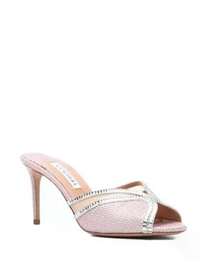 AQUAZZURA Wild Aurora Embellished Heeled Sandals