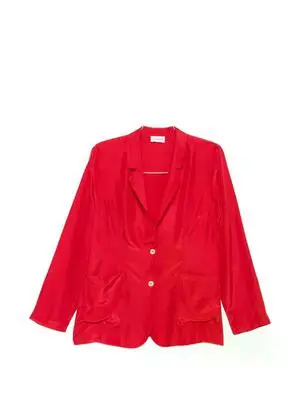 P.a.r.o.s.h Saxon Button Patch-pocket Blazer - Red