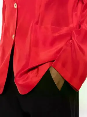 P.a.r.o.s.h Saxon Patch-pocket Blazer - Red