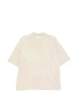 C.P. COMPANY Embroidered Polo Shirt - Neutrals