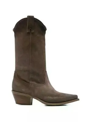 METISSE Pointed-toe Boots - Brown