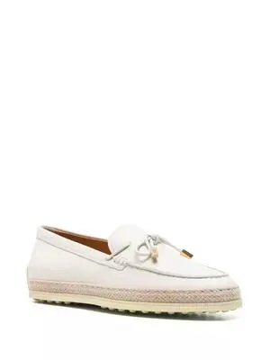 TOD'S Tassel Leather Loafers