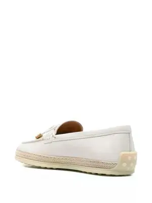 TOD'S Tassel Leather Loafers