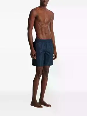 Balmain Logo Swim Shorts - Blue