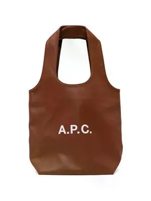 A.p.c. Small Ninon Tote Bag - Brown