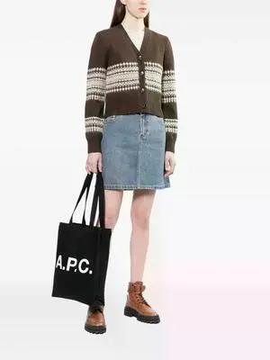 A.p.c. Text Shoulder Bag