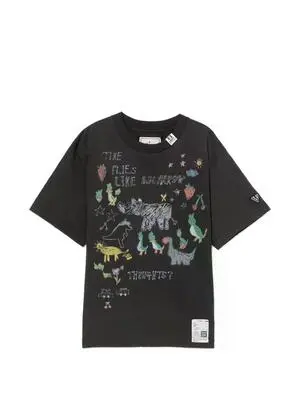 Mihara Yasuhiro Graphic-print T-shirt - Black
