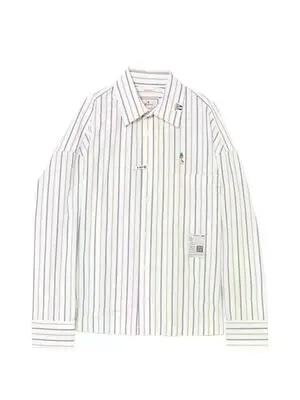 Mihara Yasuhiro Striped Shirt - White