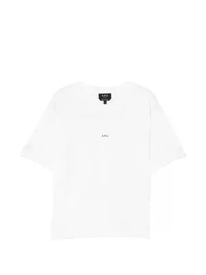 A.p.c. Logo-print T-shirt - White