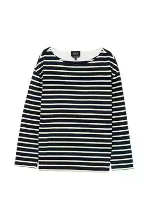 A.p.c. Striped T-shirt - Blue