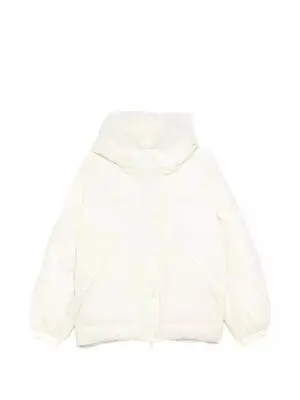 YVES SALOMON Shearling-hood Jacket - Neutrals