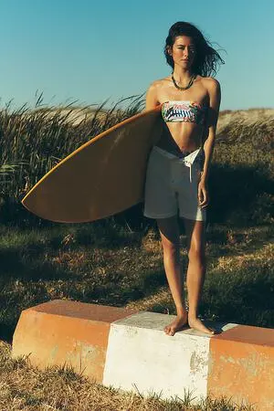MADE SOME Long Board Shorts - White/navy