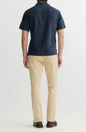 DL1961 Hugh Relaxed Fit Camp Shirt - Nautical