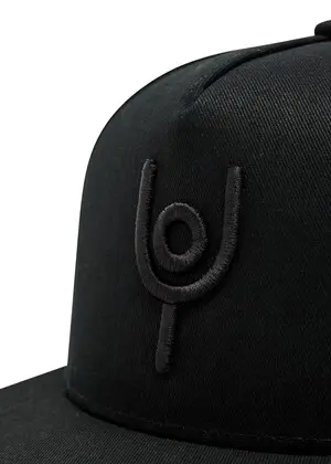 NOW YOU LIVE Logo-embroidered Twill Trucker Cap