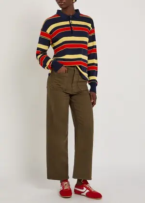 FRAME The Anchor Straight-leg Jeans - Brown