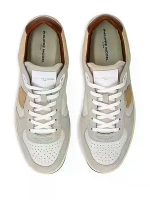 Philippe Model Panel Pgal Low Top Sneakers - Neutrals