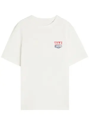 WAX LONDON Dean Logo-print Cotton T-shirt - White