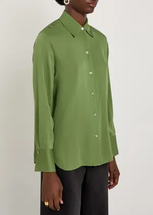 Vince Stretch-silk Blouse