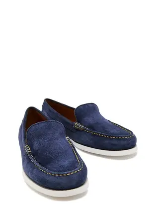 Polo Ralph Lauren Merton Suede Loafers - Navy
