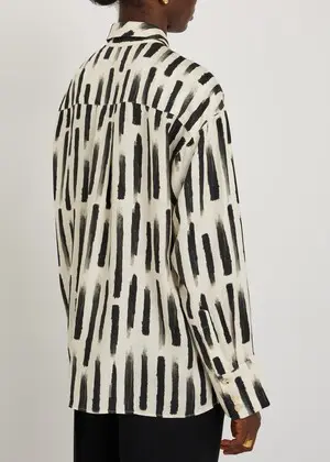 AKYN Robbie Printed Tencel Shirt