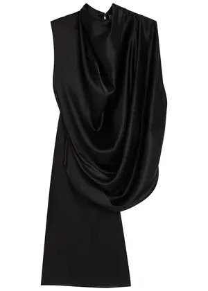 ROKSANDA Vesper Draped Silk Top