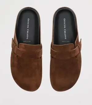 Officine Creative Suede Agora Mules