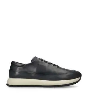 Officine Creative Leather Form Sneakers - Grey